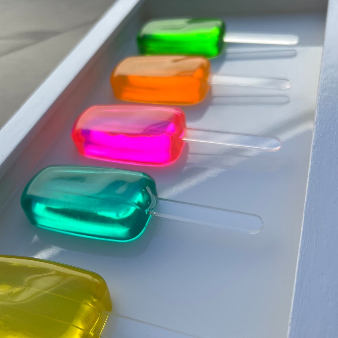 Resin Popsicle Wall Art, 3D Resin Art, Pop Art Unique Wall Art ...