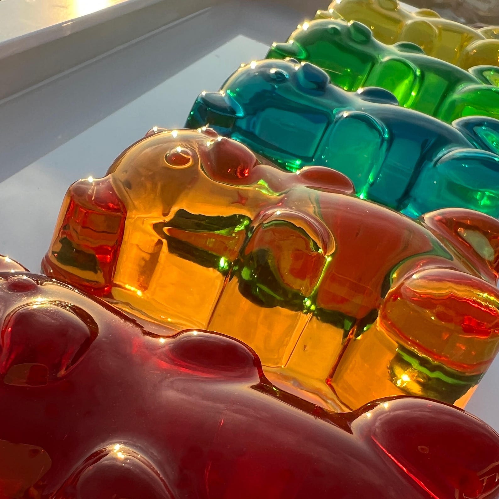 Gummy Bear Resin Wall Art, 3D Resin Art, Pop Art Quirky Decor, Wall ...