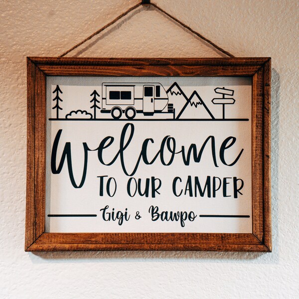Camper Signs Personalized - Etsy