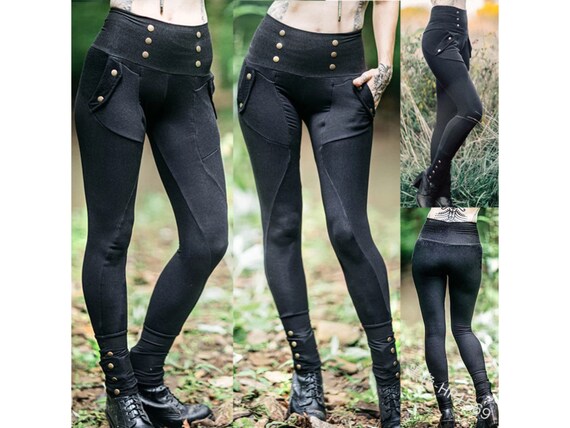Medieval Gothic Style Leggings for Larp and Cosplay - Etsy