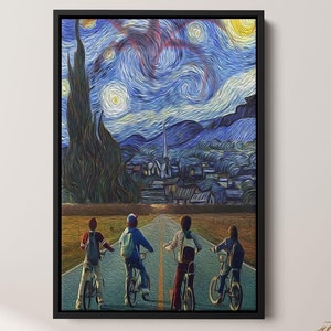 Vincent Van Gogh | Stranger Things Van Gogh Style Canvas Painting ...