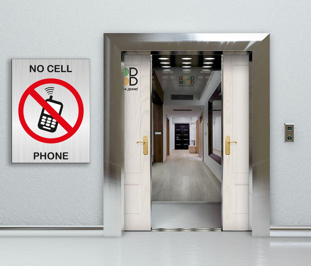 Aluminum No Cell Phone Allowed Sign , Aluminum No Cell Phone on Tin ...
