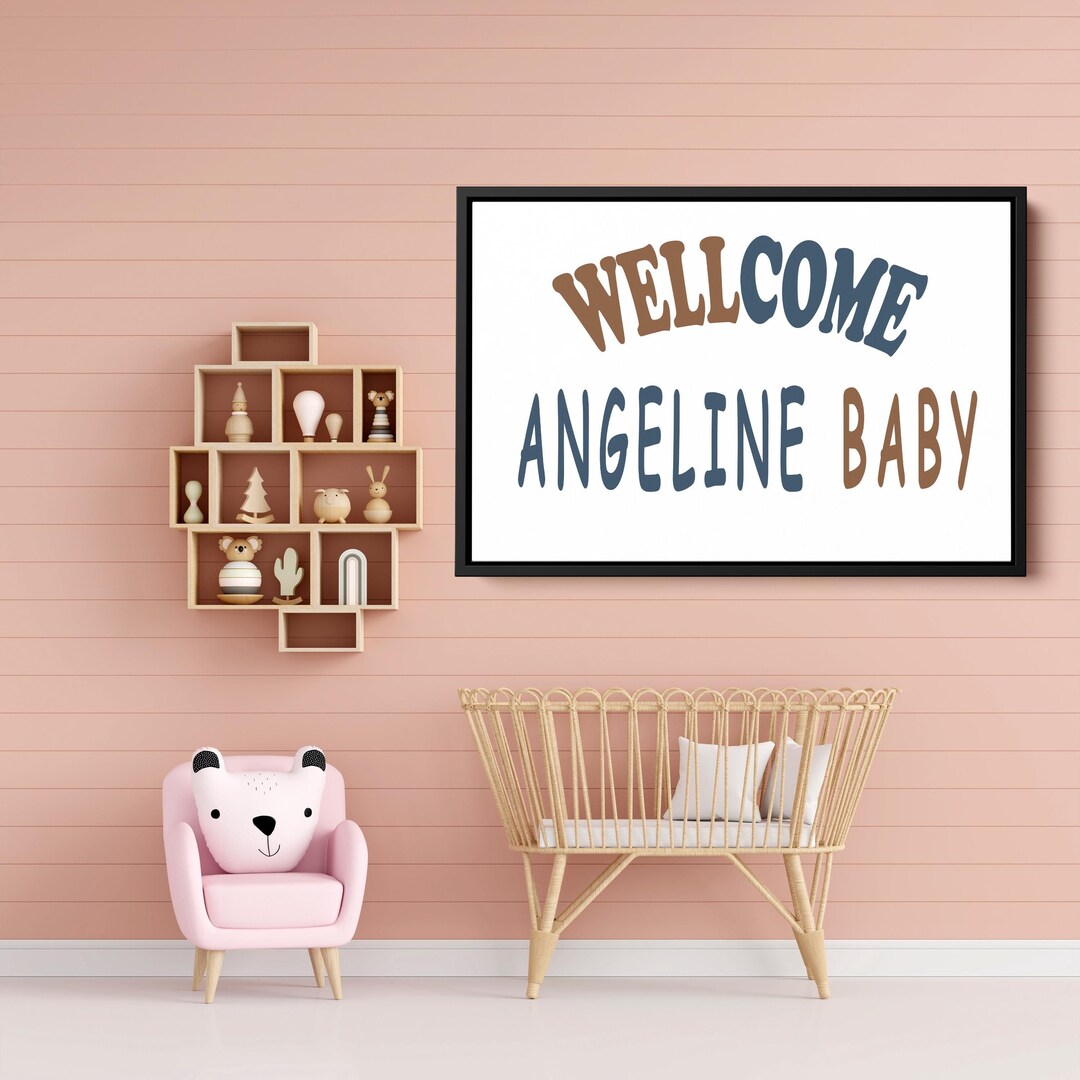 Gift Newborn | Personalized Baby Name | Custom Nursery Baby Name Sign ...