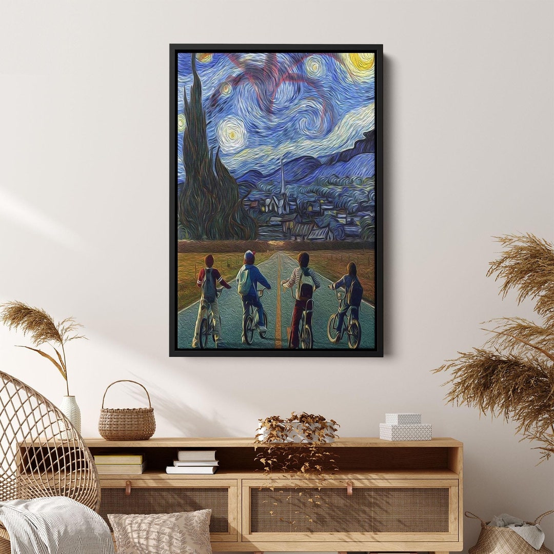 Vincent Van Gogh | Stranger Things Van Gogh Style Canvas Painting ...