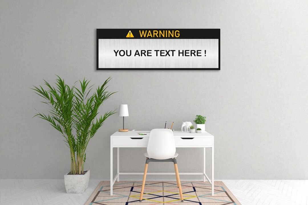 Aluminium Custom Warning Sign, Custom Warning Tin Sign, Composite Sign ...