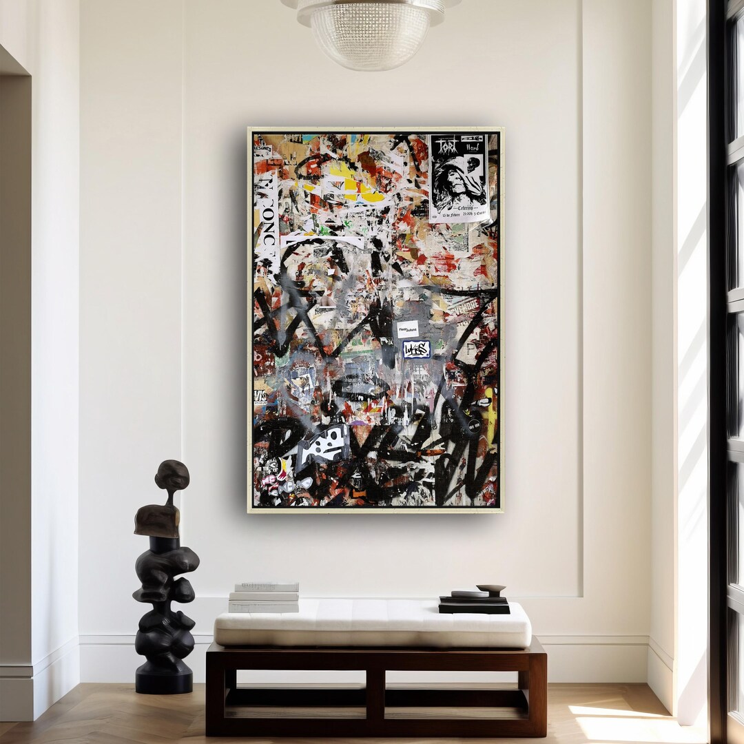 Abstract Graffiti Canvas Art: Modern Street Art Print - Etsy
