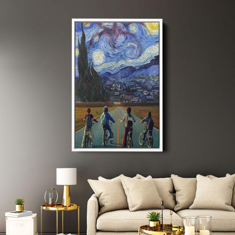 Vincent Van Gogh | Pintura em tela no estilo de Van Gogh de Stranger ...