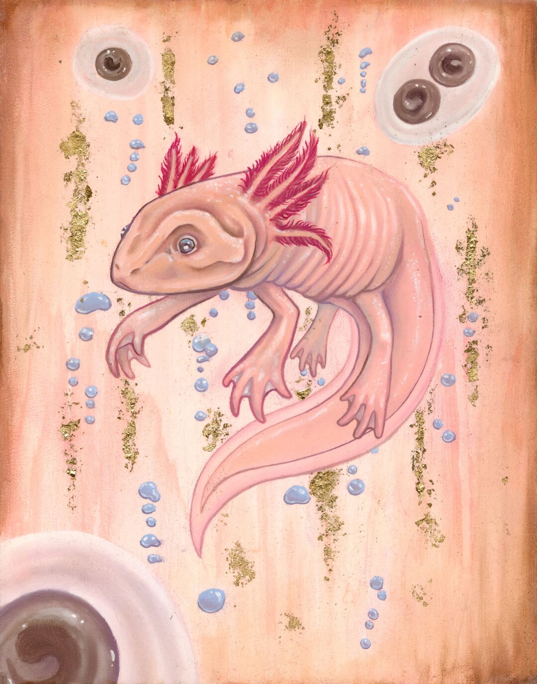 A Lot of Axol 11x14 Print - Etsy