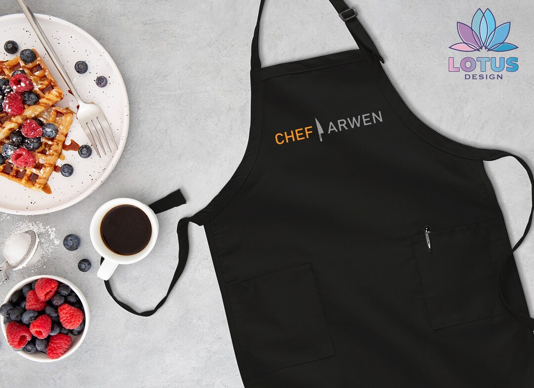 Personalized Chef Apron, Chef Apron for Dad, Chef Apron for Women ...