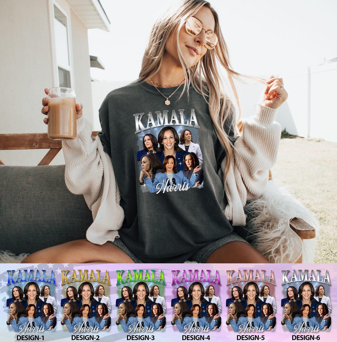 Kamala Picture Shirt, Harris Photo Shirt, Comfort Colors Tee, President ...