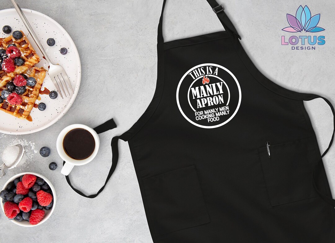This is a Manly Apron, Funny BBQ Apron, Barbecue Apron, Gift for Men ...
