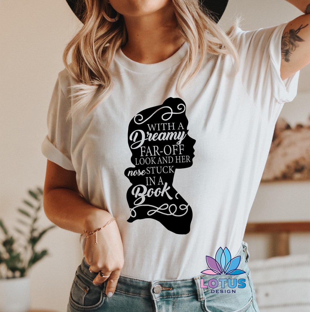 Beauty and the Beast T-shirt, Dreamy Far-off Look T-shirt, Belle Shirt ...