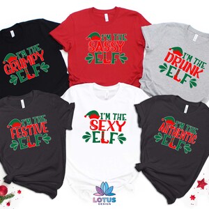 Custom Elf Shirts, Elf Christmas Family Shirts, Funny Christmas Tee ...