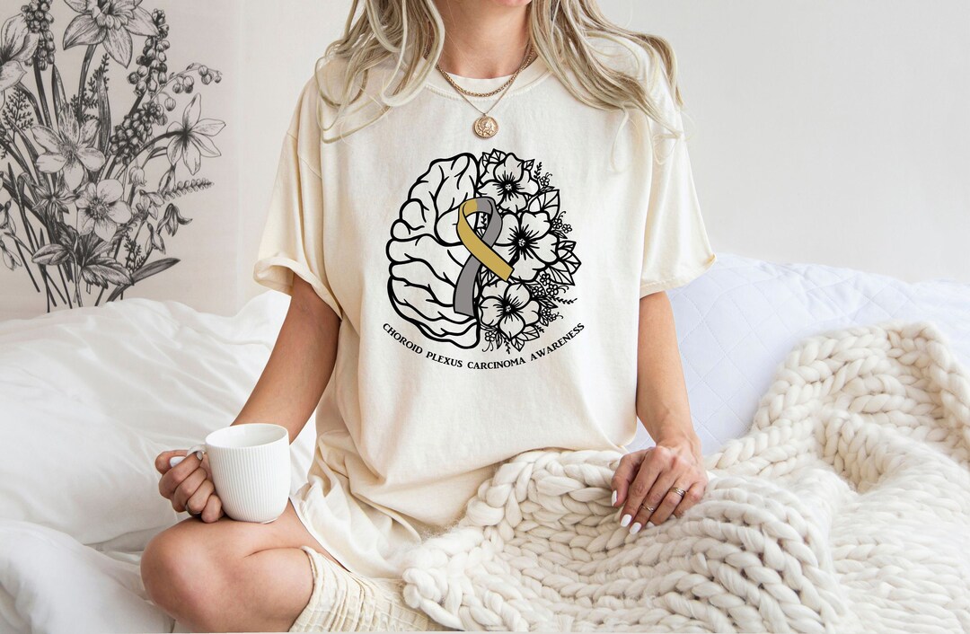 Comfort Colors Oversized Tee, Choroid Plexus Carcinoma Awareness Tee ...