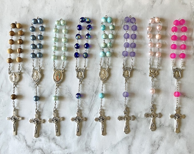 Handmade One Decade Rosaries | Pocket Rosary | Catholic Religious Gift ...