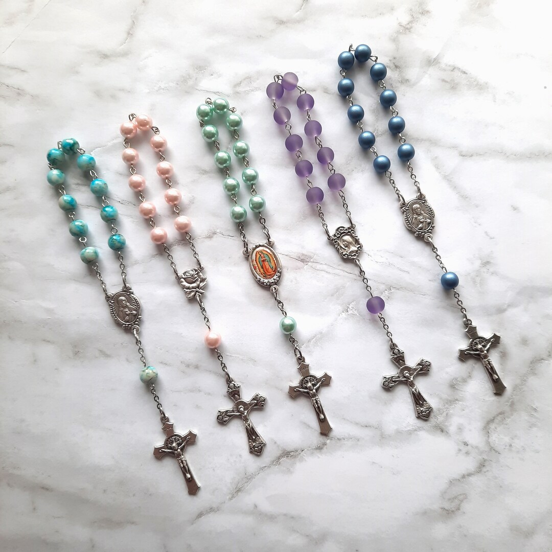 Handmade One Decade Rosaries Pocket Rosary Catholic Religious Gift - Etsy