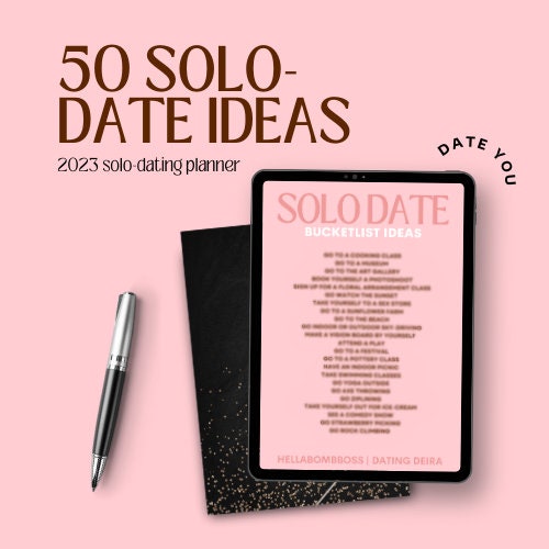 Date You Planner 2023 Solo-dating Planner Solo-dating Templates Solo ...