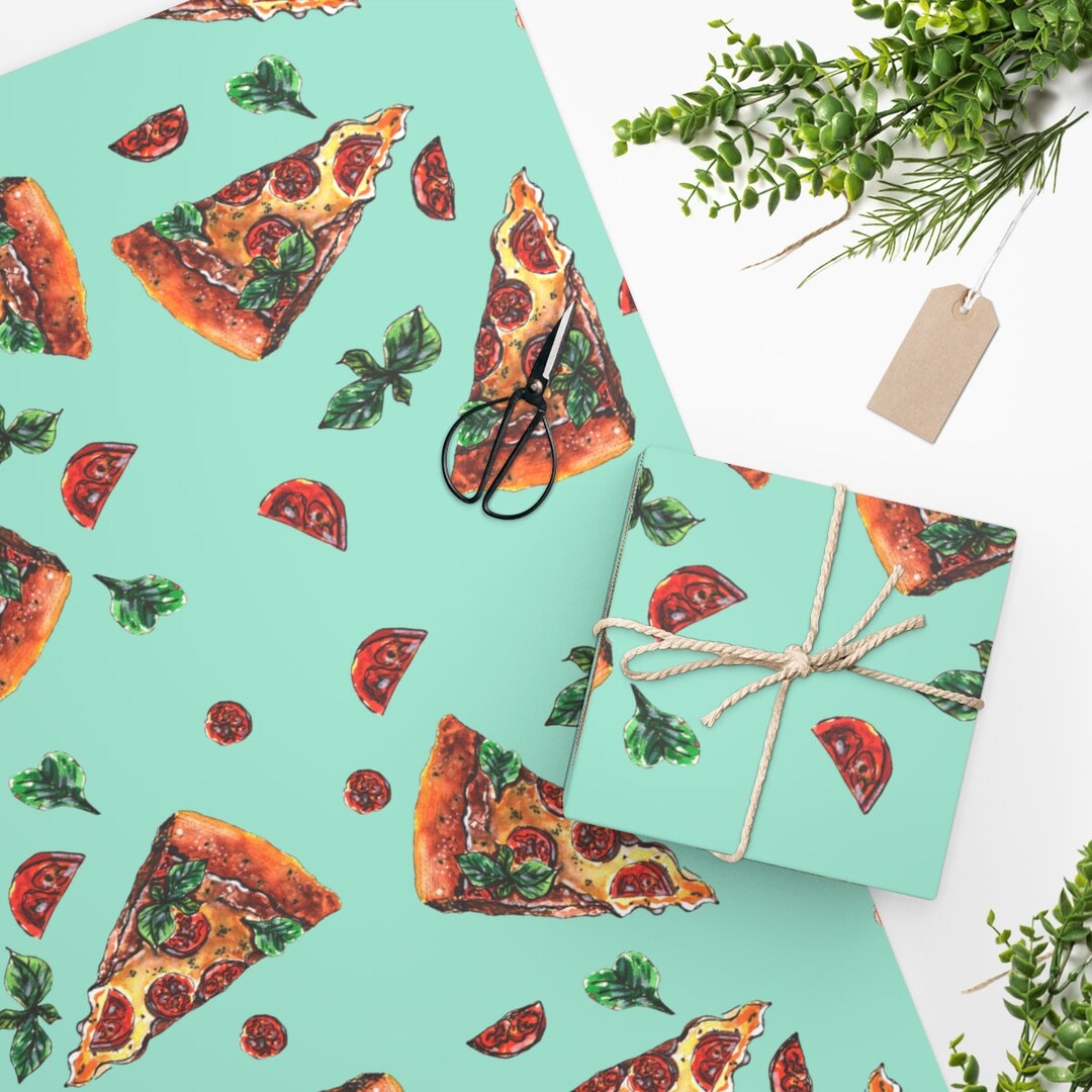 Food Gift Wrapping Paper Roll | Birthday Gift Wrap | Funny Gift Wrap ...