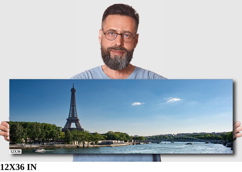 Eiffel Tower on the Seine River Tour Eiffel Paris, France Photo Print ...