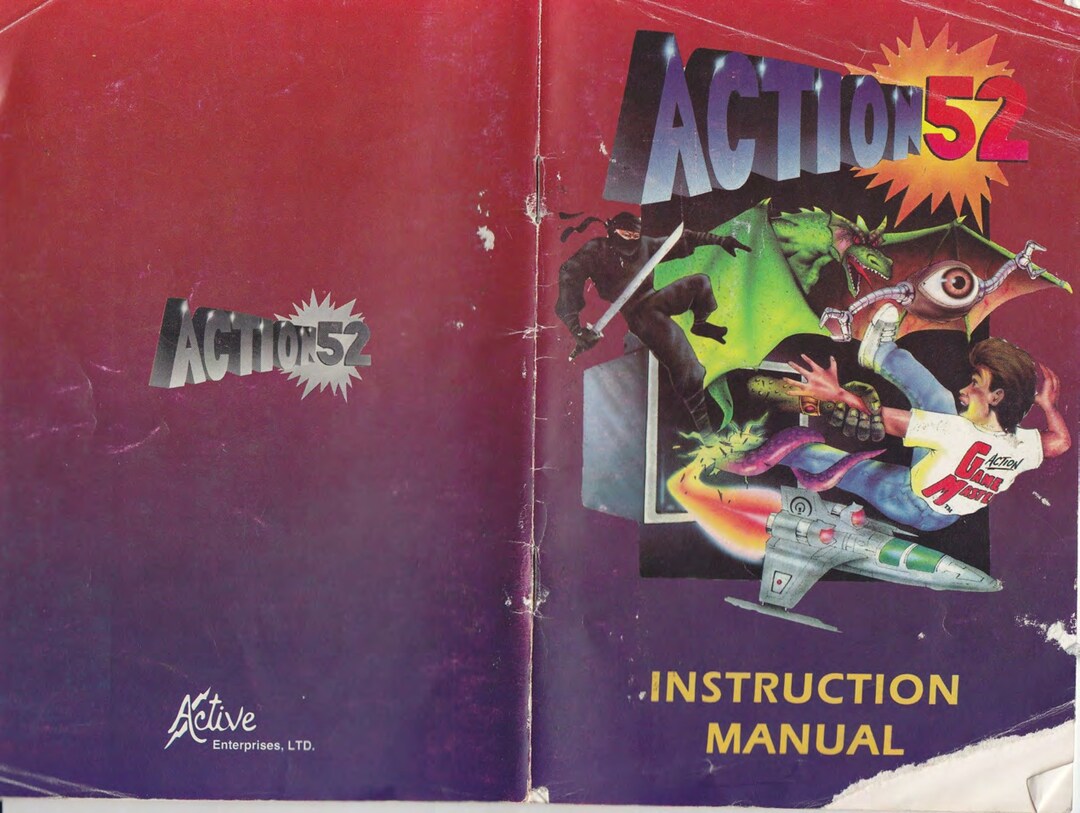 Action 52 - USA Version - SEGA Mega Drive GENESIS - Etsy