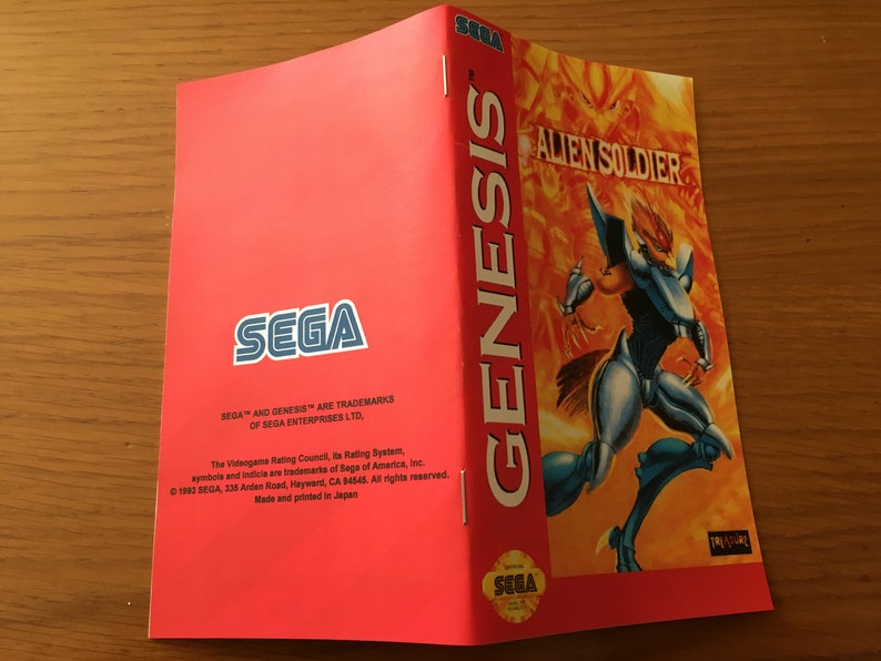 Alien Soldier - USA Version - SEGA Mega Drive GENESIS - Etsy