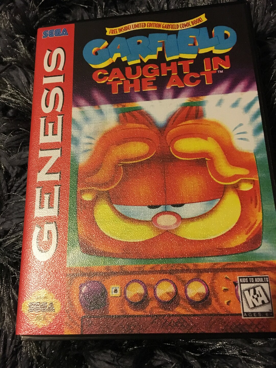 Garfield - USA Version - SEGA Mega Drive GENESIS - Etsy