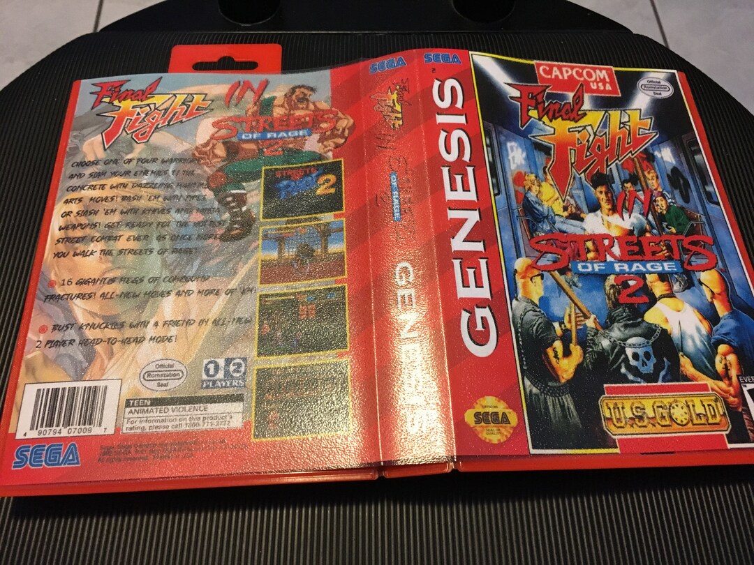 Final Fight in SOR2 - USA Version - SEGA Mega Drive GENESIS - Etsy