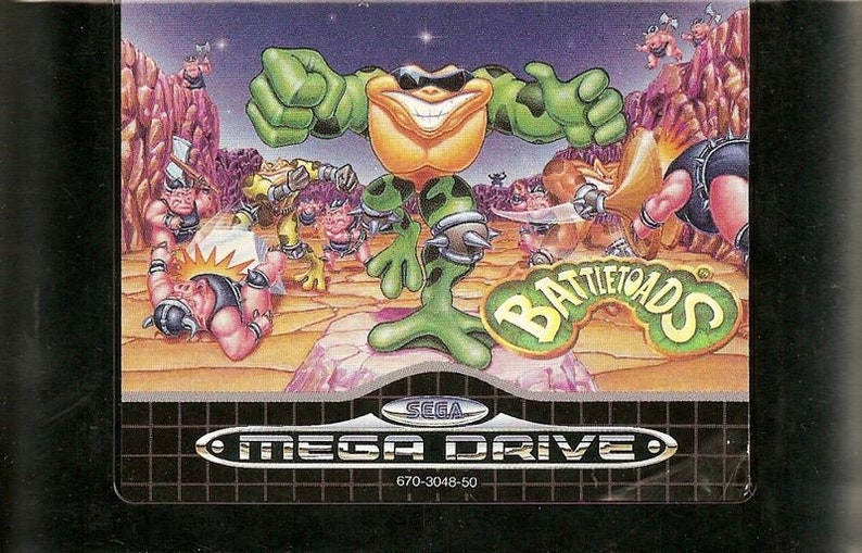 Battletoads PAL Version SEGA Mega Drive GENESIS - Etsy