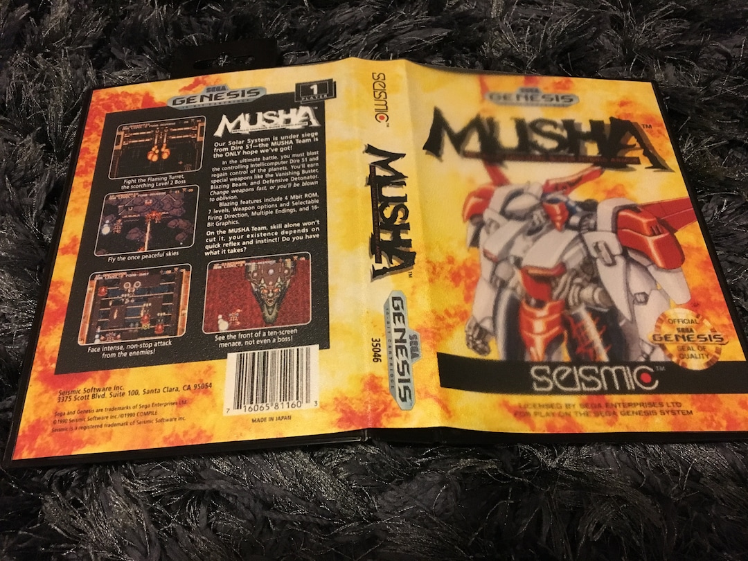 Musha - USA Version - SEGA Mega Drive GENESIS - Etsy