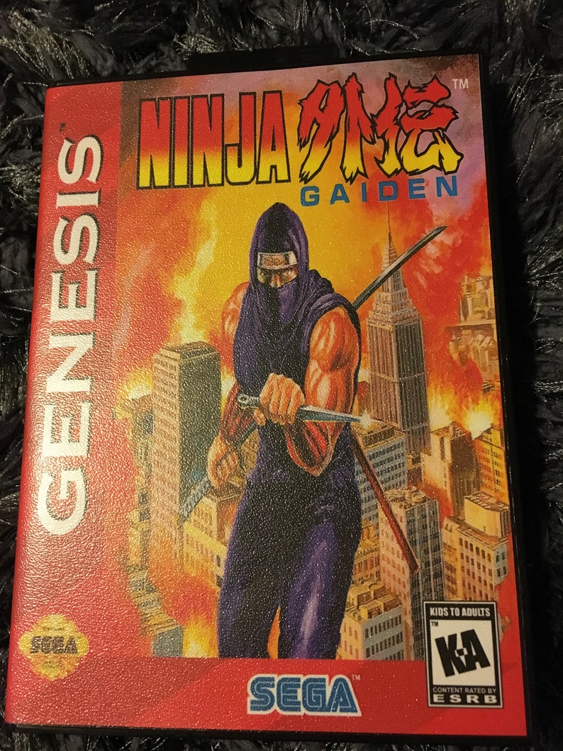Ninja Gaiden - USA Version - SEGA Mega Drive GENESIS - Etsy
