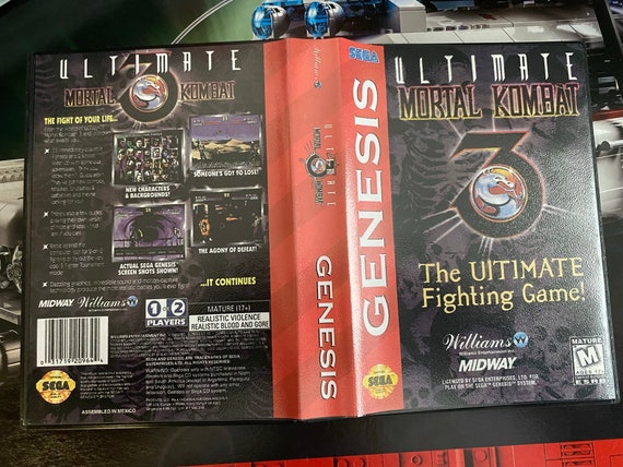Ultimate Mortal Kombat 3 Sega Genesissega Mega Drive Ultimate Mortal