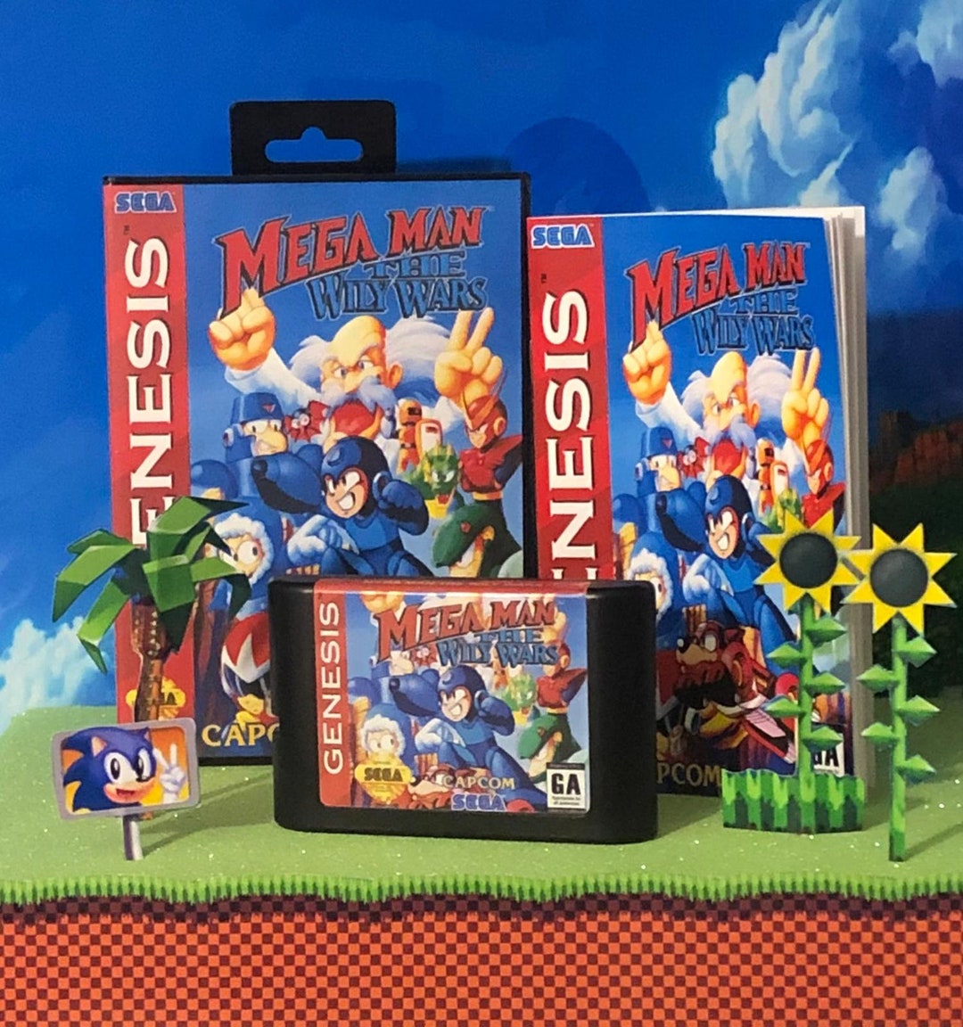 Mega Man Wily Wars - USA Version - SEGA Mega Drive GENESIS - Etsy