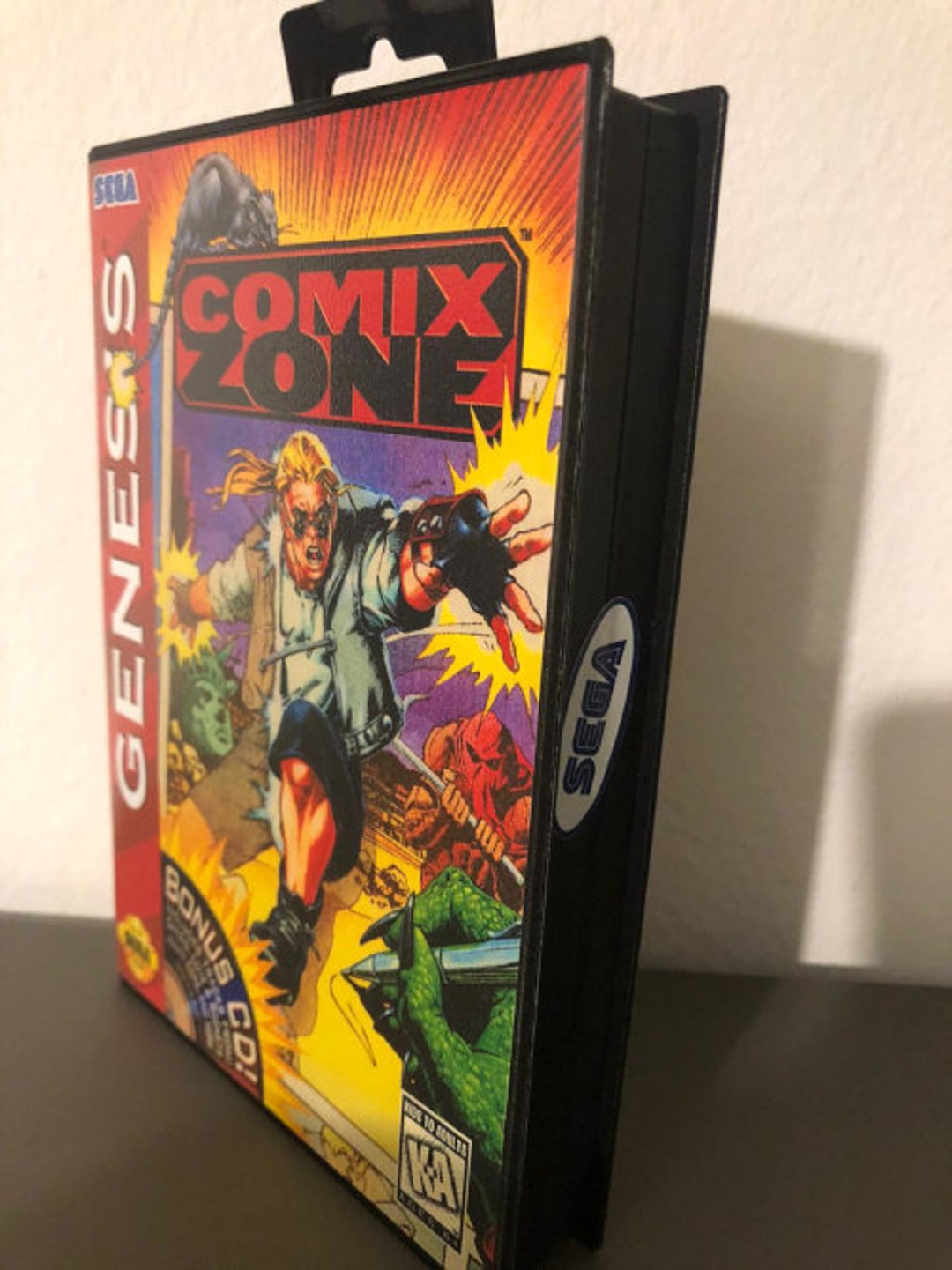 Comix Zone - USA Version - SEGA Mega Drive GENESIS - Etsy