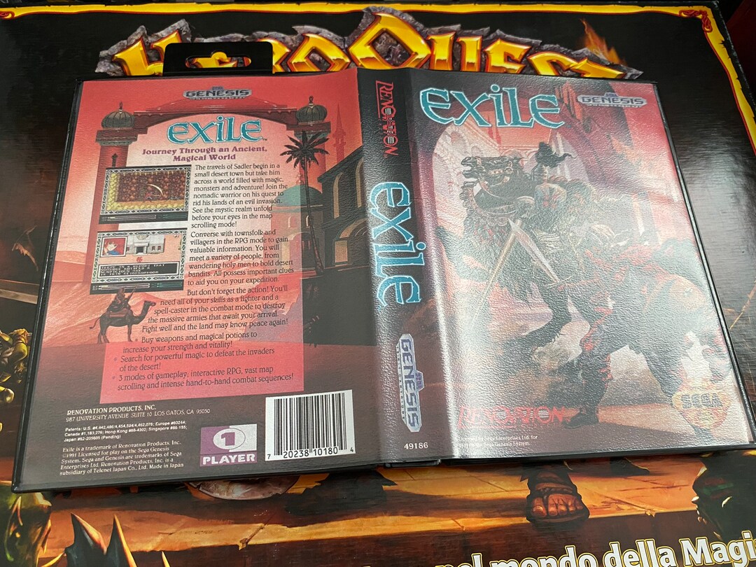 Exile - USA Version - SEGA Mega Drive GENESIS - Etsy