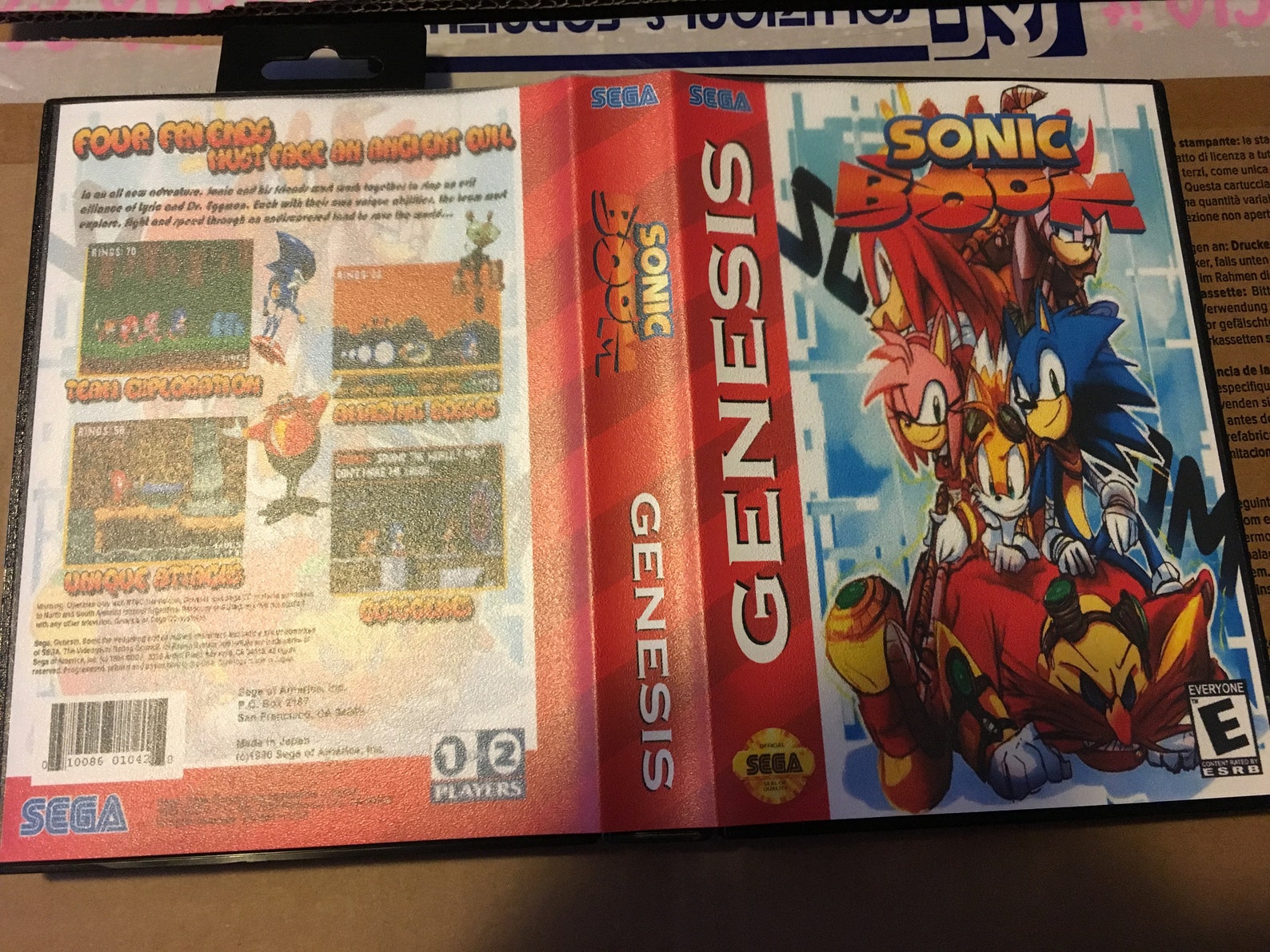 Sonic Boom - USA Version - SEGA Mega Drive GENESIS - Etsy