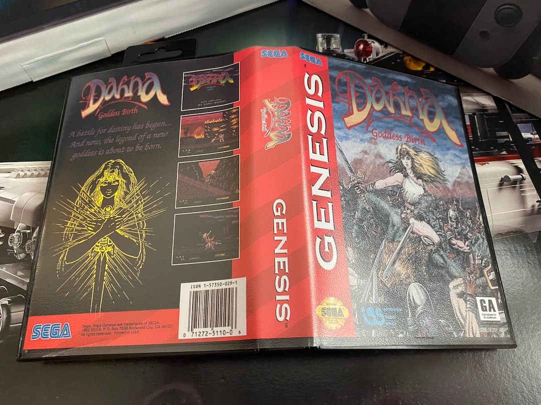 Dahna - USA Version - SEGA Mega Drive GENESIS - Etsy