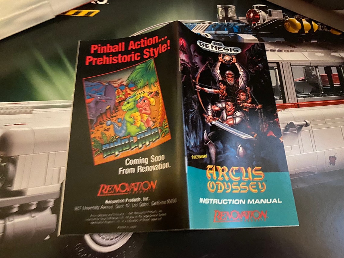 Arcus Odyssey - USA Version - SEGA Mega Drive GENESIS - Etsy