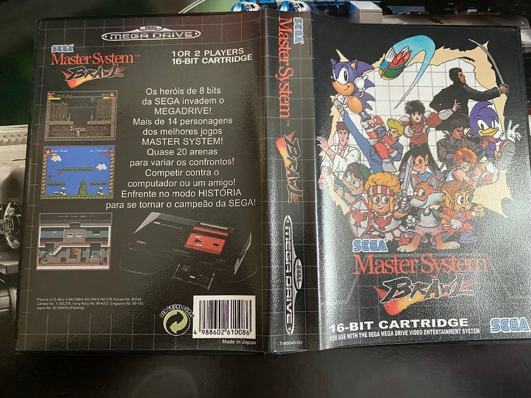 Master System Brawl - PAL Version - SEGA Mega Drive GENESIS - Etsy