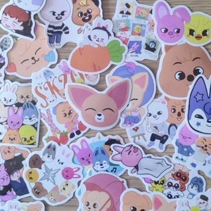 Stray Kids Stickers SKZ SKZOO Stickers Cute K Pop Stickers Photo Stickers Stray Kids Laptop ...