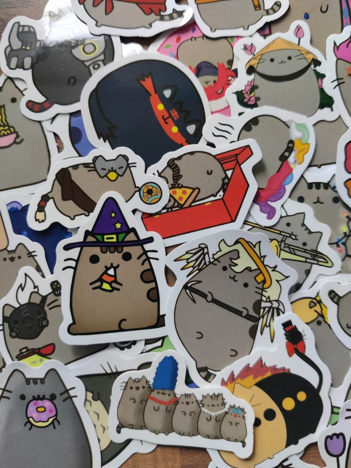 Cute Pusheen Cat Stickers / Fun Sticker Packs / Cute Cartoon - Etsy UK