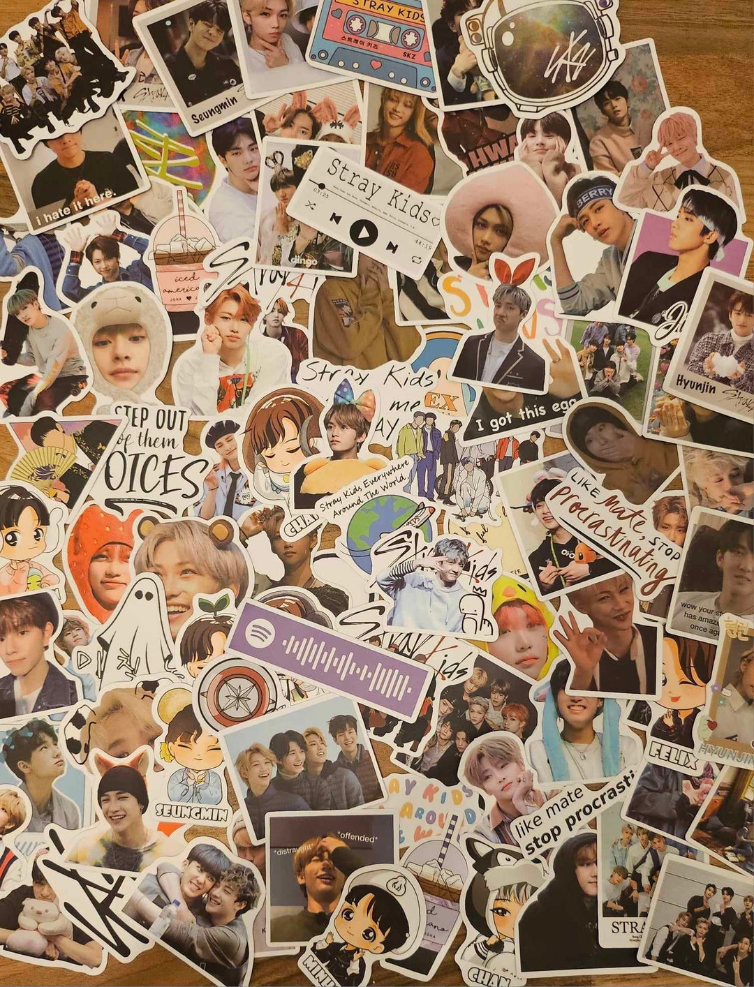 Stray Kids Stickers SKZ SKZOO Stickers Cute K Pop Stickers Photo ...