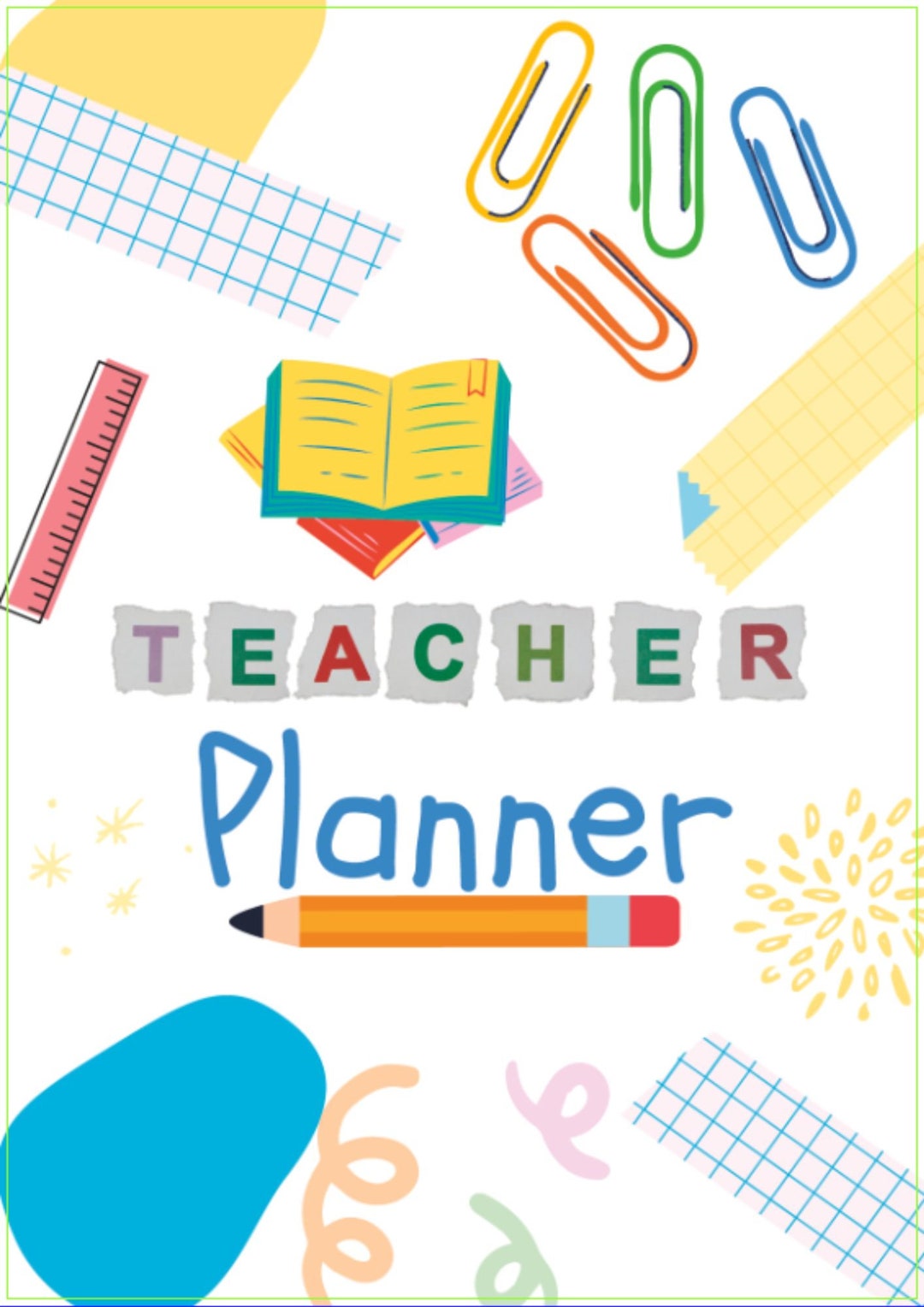 Digital Teacher Planner | Teacher Organiser | Plan and Organise - Etsy