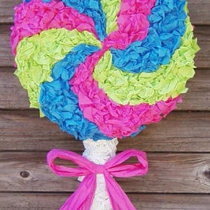 Rainbow Lollipop Pinata - Etsy