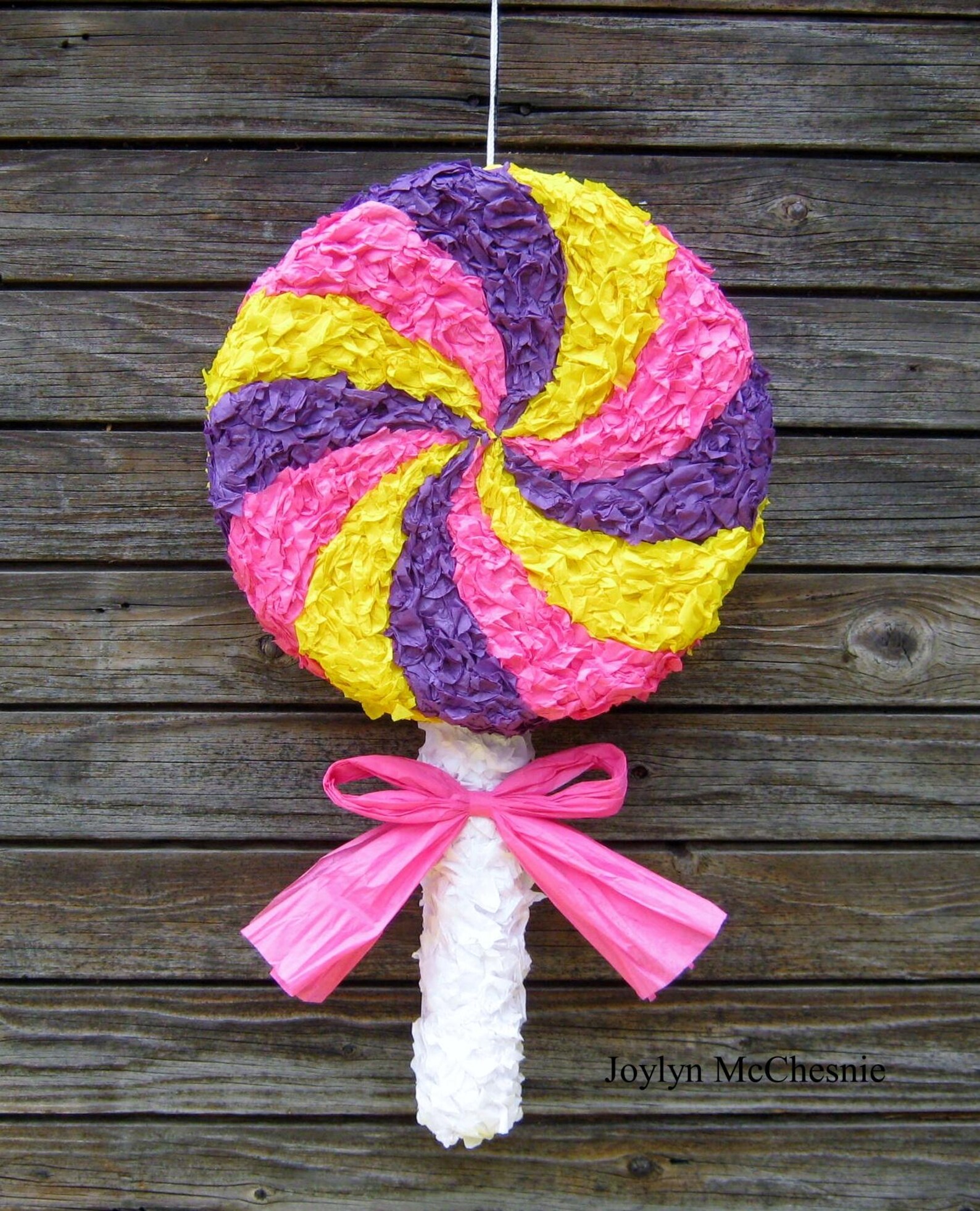 Rainbow Lollipop Pinata - Etsy