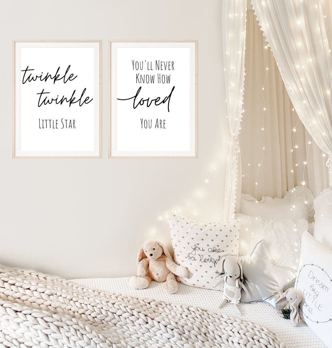 Twinkle Twinkle Little Star Nursery Printable Wall Art, Digital Prints ...