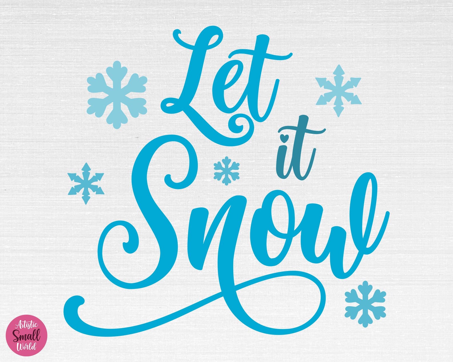 Let It Snow SVG, Christmas Svg, Winter Svg, Let It Snow Cut Files ...