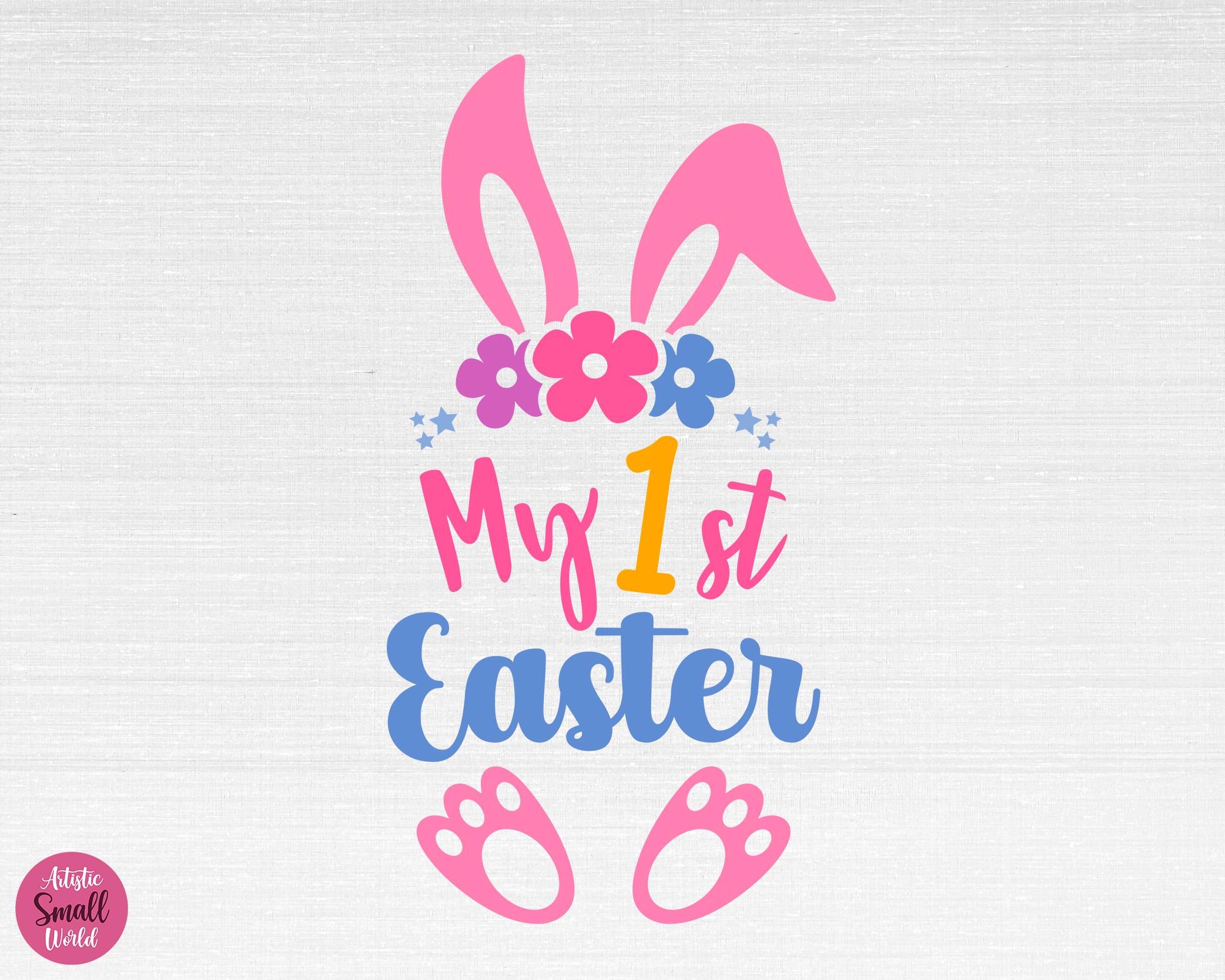 My First Easter SVG, Easter Bunny Svg, Cute Bunny Svg, Easter Svg ...