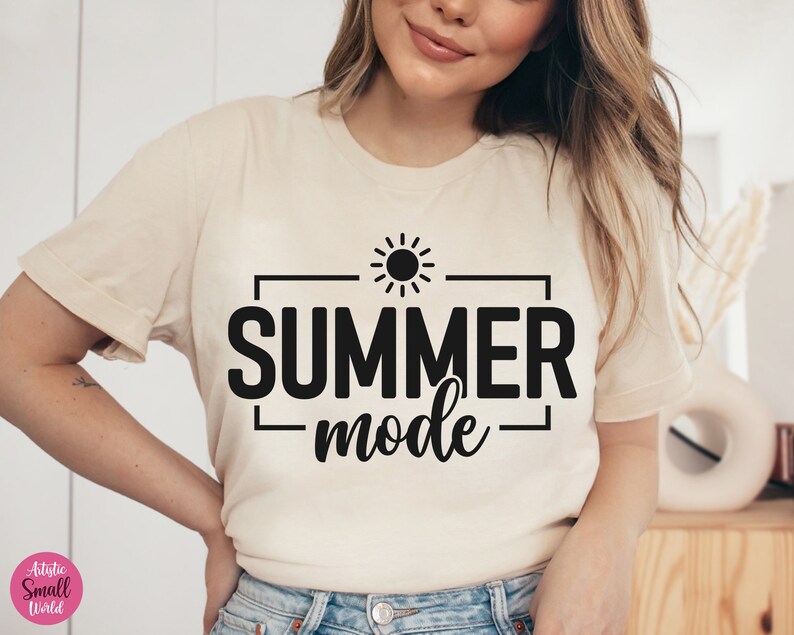 Summer Mode SVG Summer Svg Summer Shirt Svg Vacation Svg - Etsy