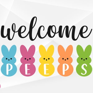 Easter Peeps SVG Bundle, Peeps Svg, My Peeps Svg, Easter Svg, Kids ...