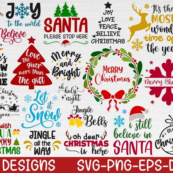 Svg Christmas - Etsy